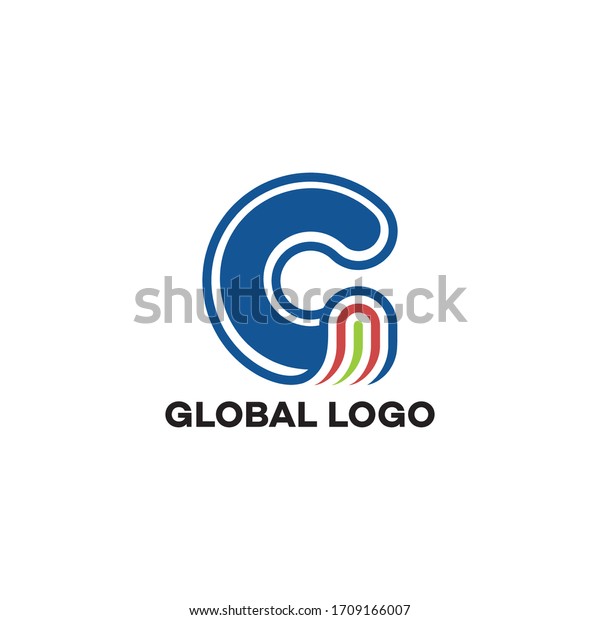 Global Logo G C Colorful Logo Stock Vector (Royalty Free) 1709166007 ...