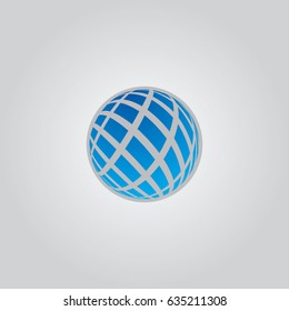 Global Logo Icon Ellipse 3d: เวกเตอร์สต็อก (ปลอดค่าลิขสิทธิ์) 635211308 ...