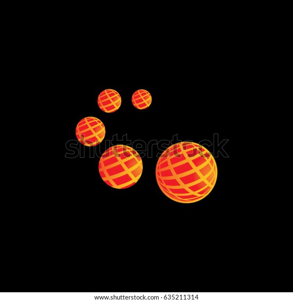 Global Logo Icon Ellipse 3d Stock Vector (Royalty Free) 635211314 ...
