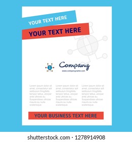 Global Network Title Page Design Company Stock Vector (Royalty Free ...