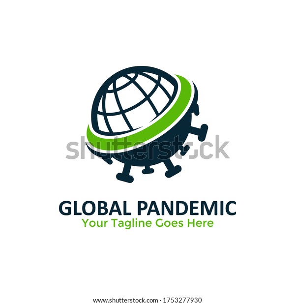 Global Pandemic Logo Vector Coronavirus 2019ncov Stock Vector (Royalty ...