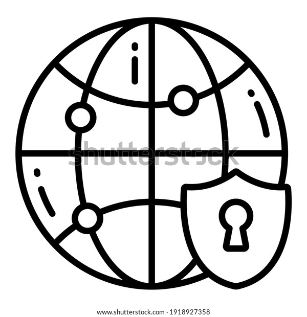 Global Protection Security Vector Icons Set Stock Vector (Royalty Free ...
