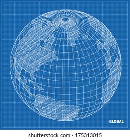 3,498 Blueprint globe Images, Stock Photos & Vectors | Shutterstock