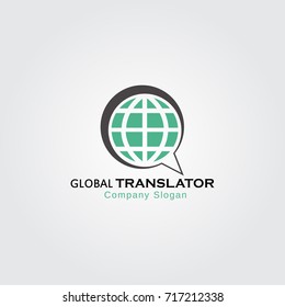 Global Translator Logo Stock Vector (Royalty Free) 717212338 | Shutterstock