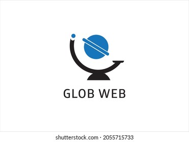 Global Web Logo Design Template Website Stock Vector (Royalty Free ...
