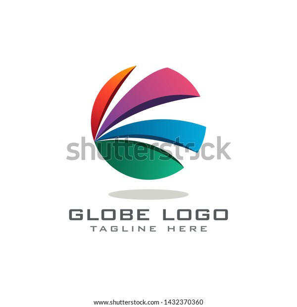 Globe Abstract Logo Vector Illustration Stock Vector (Royalty Free ...
