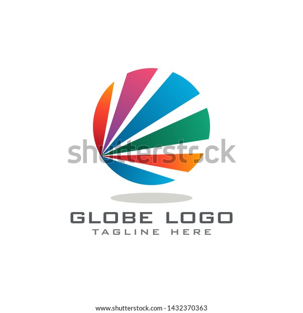Globe Abstract Logo Vector Illustration Stock Vector (Royalty Free ...