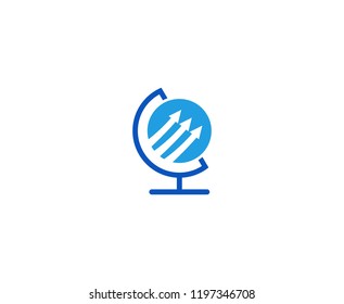 Globe Travel Logo Stock Vector (Royalty Free) 1197346708 | Shutterstock