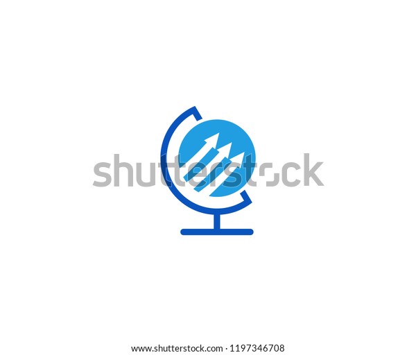 Globe Travel Logo Stock Vector (Royalty Free) 1197346708 | Shutterstock