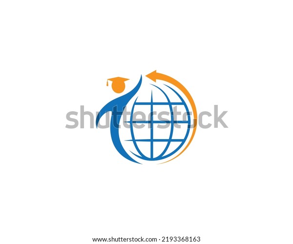 Globe World Human Education Arrow Symbol Stock Vector (Royalty Free ...