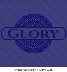 Glory Emblem Denim High Quality Background Stock Vector (Royalty Free ...