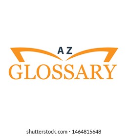 Glossary Book Flat Design Vector Illustration Stock Vector (Royalty ...
