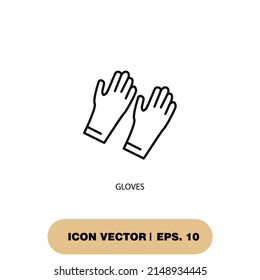 Gloves Icons Symbol Vector Elements Infographic Stock Vector (Royalty ...
