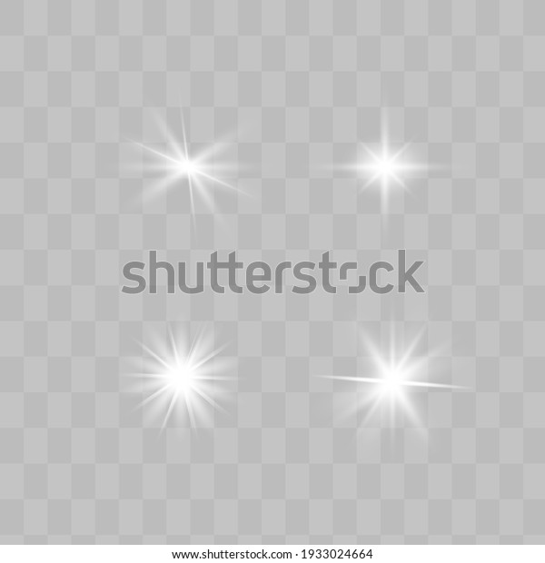 Glow Isolated White Light Effect Lens Stock Vector (Royalty Free ...