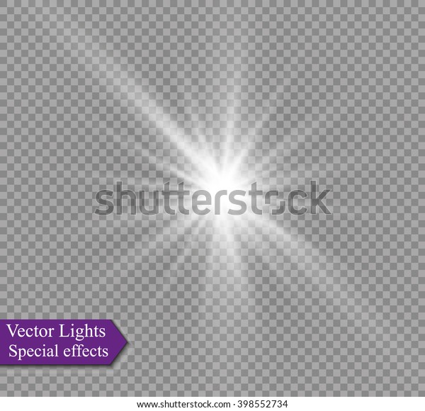 Glow Light Effect Star Burst Sparkles Stock Vector (Royalty Free ...