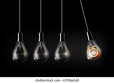 4,825 Off Bulb In Black Background Images, Stock Photos & Vectors ...