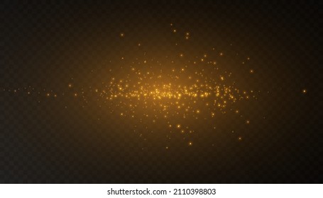 Glowing Light Effect Yellow Golden Color Stock Vector (Royalty Free ...