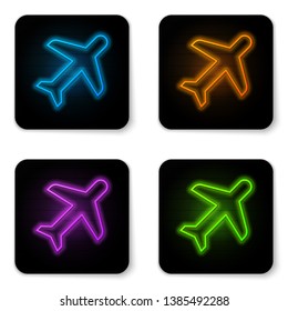 2,441 Glowing Neon Plane Icon Images, Stock Photos & Vectors | Shutterstock