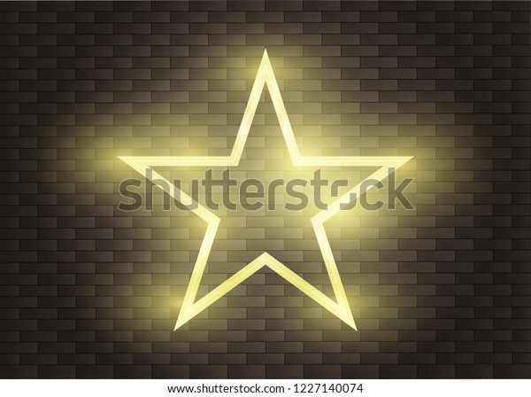 Glowing Star Vector Illustration Stock Vector (Royalty Free) 1227140074 ...