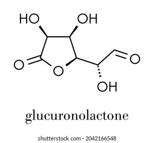Glucuronolactone Molecule Used Food Supplements Energy Stock Vector ...