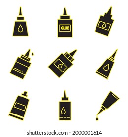 Glue Icon Glue Set Symbol Vector Stock Vector (Royalty Free) 2000001614 ...