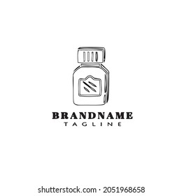 Glue Logo Icon Design Vector Modern Stock Vector (Royalty Free ...