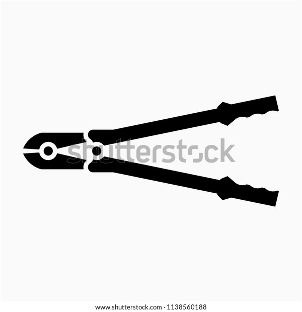 Glyph Bolt Cutter Pixel Perfect Vector Stock Vector (Royalty Free ...