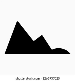 Glyph Mountain Pixel Perfect Vector Icon Stock Vector (Royalty Free) 1265937025 | Shutterstock