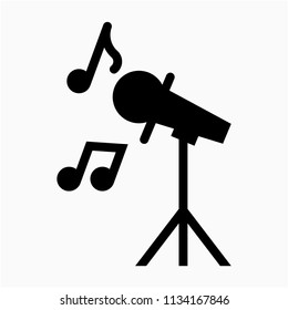 Glyph Singer Pixel Perfect Vector Icon Stock Vector (Royalty Free ...