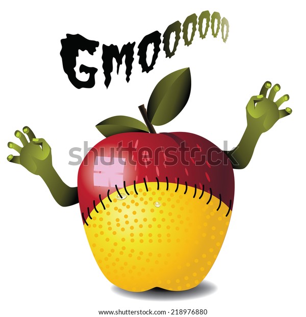Gmo Zombie Apple Lemon Monster Eps Stock Vector (Royalty Free ...