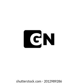 Gn Company Name Initial Letters Monogram Stock Vector (Royalty Free ...