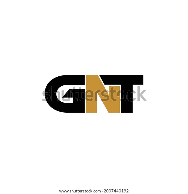 Gnt Letter Monogram Logo Design Vector Stock Vector (Royalty Free ...