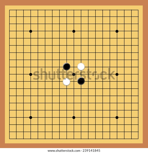 Go Board Game Stock Vector (Royalty Free) 239141845