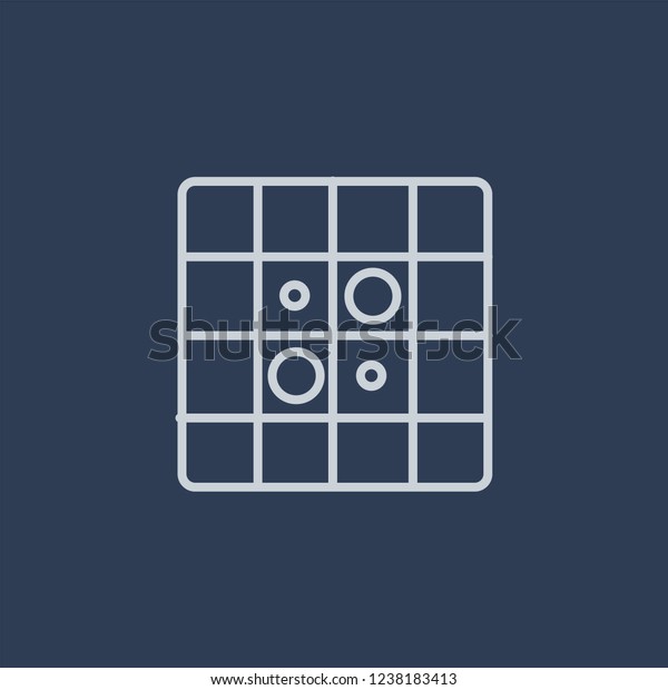 Go Game Icon Trendy Flat Vector Stock Vector (Royalty Free) 1238183413 ...