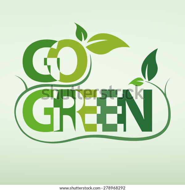 Go Green campaign symbol