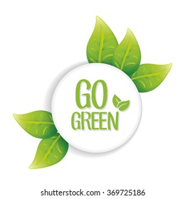 Go Green Ecology Theme Stock Vector (Royalty Free) 369725186 | Shutterstock