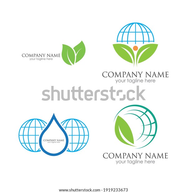 Go Green Logo Symbol Vector Illustration Stock Vector (Royalty Free ...