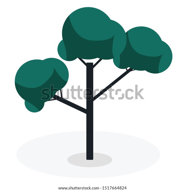 Go Green Tree Vector Illustration Stock Vector (Royalty Free ...