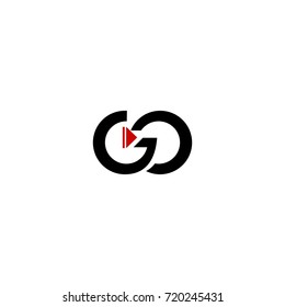 Go Letter Logo Stock Vector (Royalty Free) 720245431 | Shutterstock