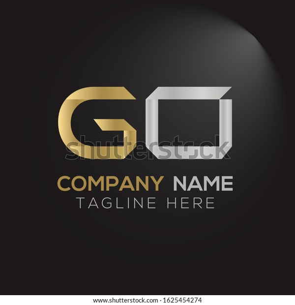 Go Letter Type Logo Design Vector: เวกเตอร์สต็อก (ปลอดค่าลิขสิทธิ์ ...