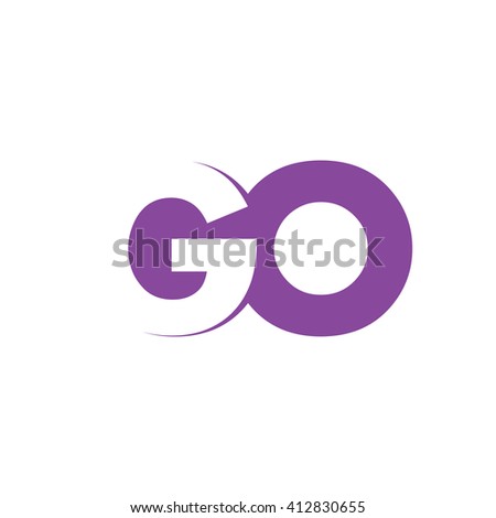 GO Logo Vector Graphic Branding Letter 스톡 벡터(사용료 없음) 412830655 ...