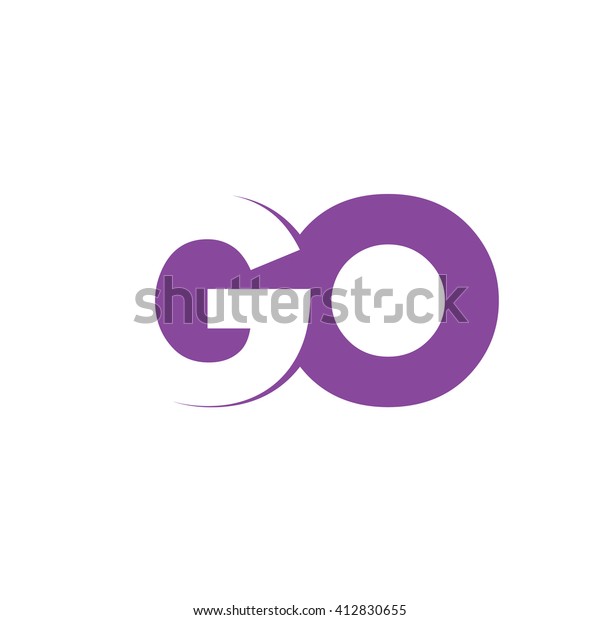 Go Logo Vector Graphic Branding Letter Stock Vector (Royalty Free ...