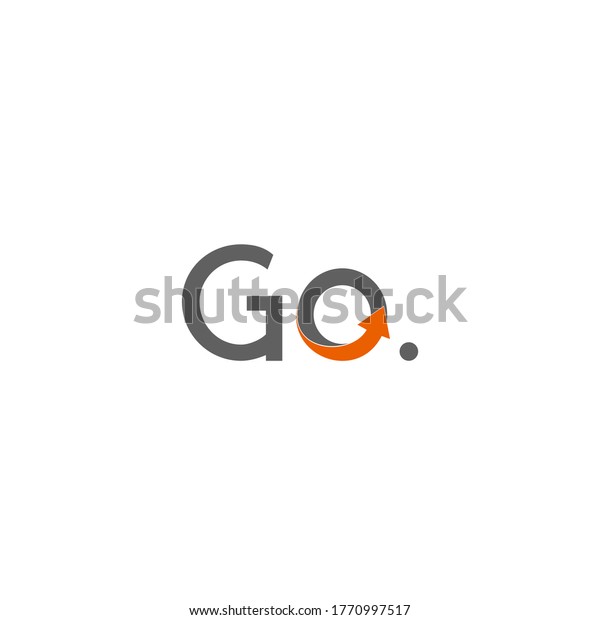 Go Logo Vector Illustration Start Symbol: เวกเตอร์สต็อก (ปลอดค่า ...