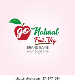 Go Natural Vector Logo Design Go Stock Vector (Royalty Free) 1741774844 ...