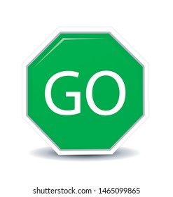 This Symbol Go Stock Illustration 1081212