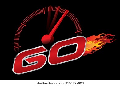 Go Speed Logo Design Concept Vector Stock Vector (Royalty Free ...