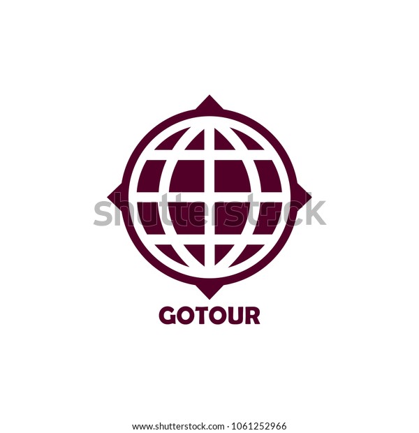 Go Tour Logo Stock Vector (Royalty Free) 1061252966