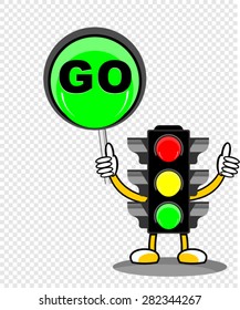Go Traffic Lights Stock Vector (Royalty Free) 282344267 | Shutterstock
