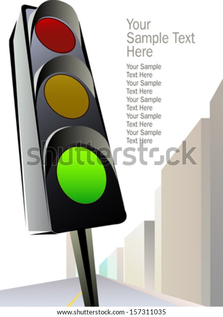Go Traffic Signal Stock Vector (Royalty Free) 157311035 | Shutterstock