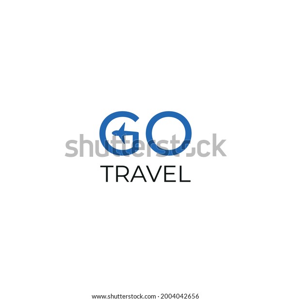 Go Travel Logo Vector Design Vacation Stock Vector (Royalty Free ...